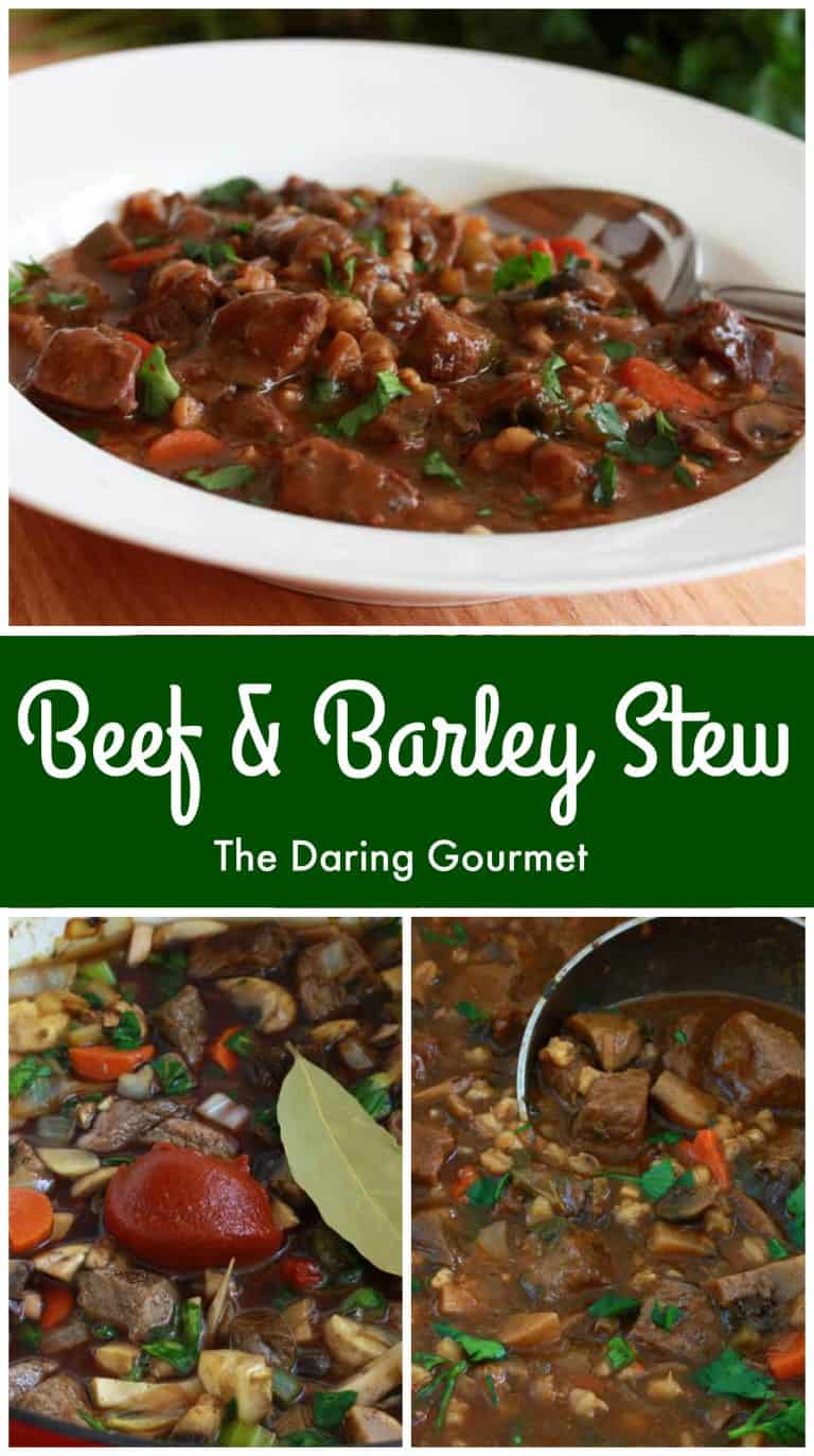 Beef and Barley Stew - The Daring Gourmet