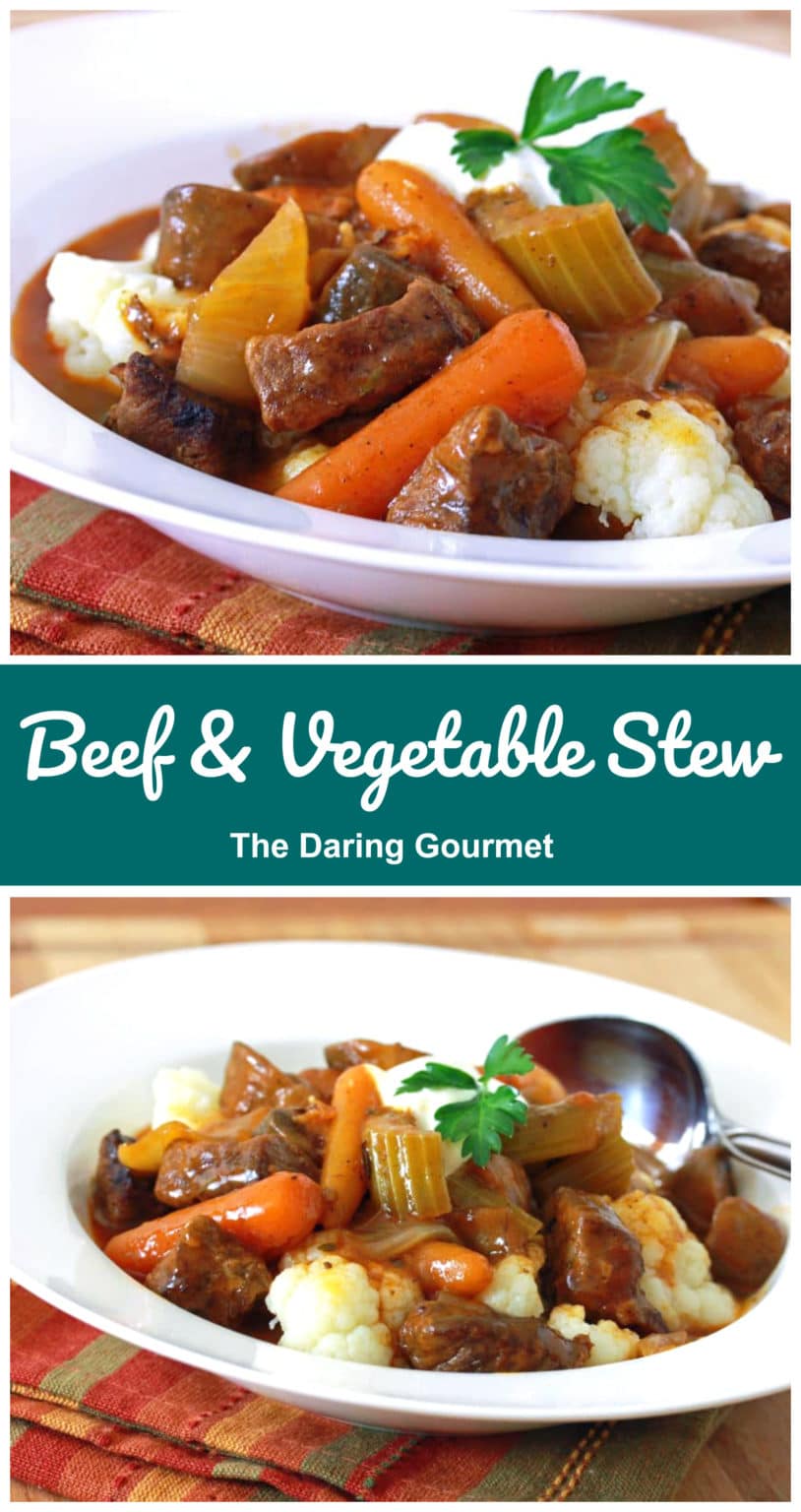 Beef Vegetable Stew - The Daring Gourmet