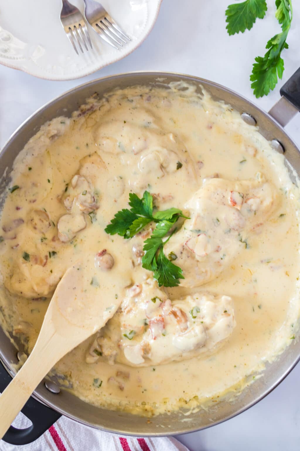 Smothered Chicken - The Daring Gourmet