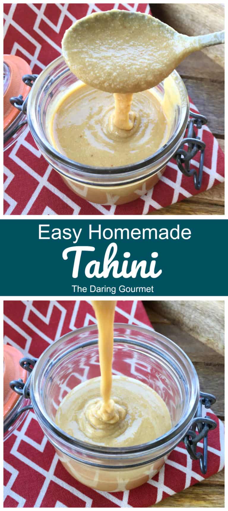 Easy Homemade Tahini - The Daring Gourmet