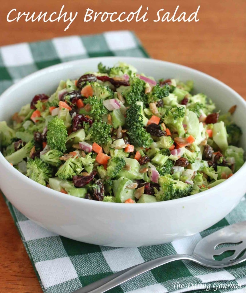 Crunchy Broccoli Salad - The Daring Gourmet Crunchy Broccoli Salad - The Daring Gourmet