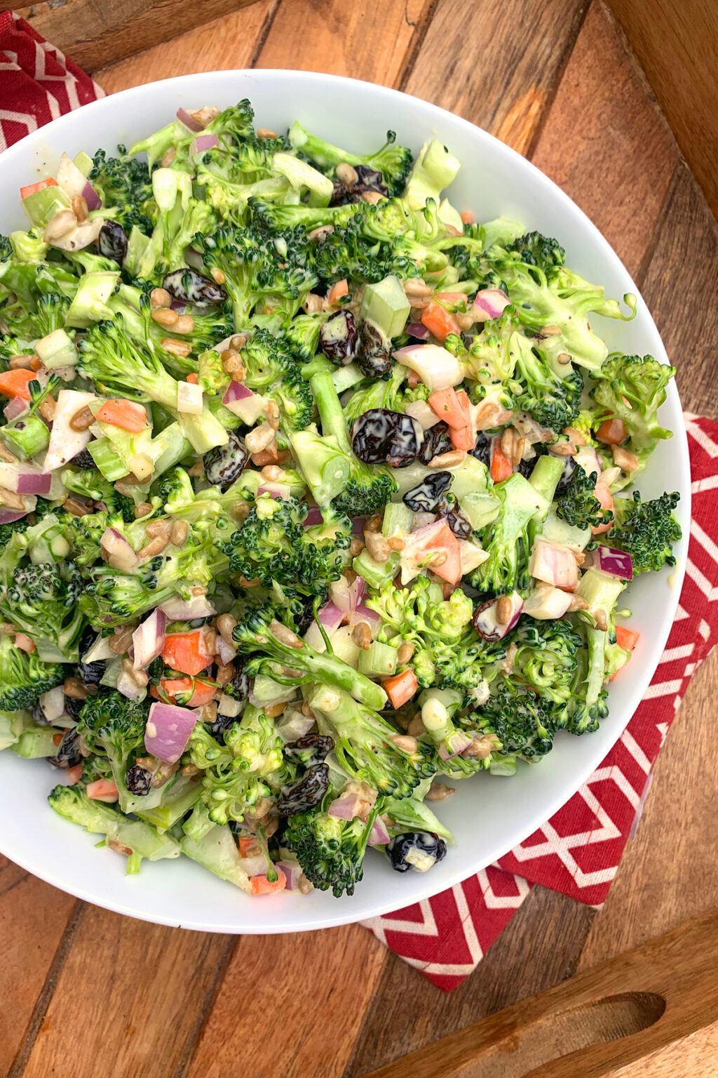Deli Style Broccoli Salad - The Daring Gourmet
