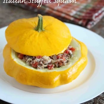 Italian Stuffed Squash - The Daring Gourmet