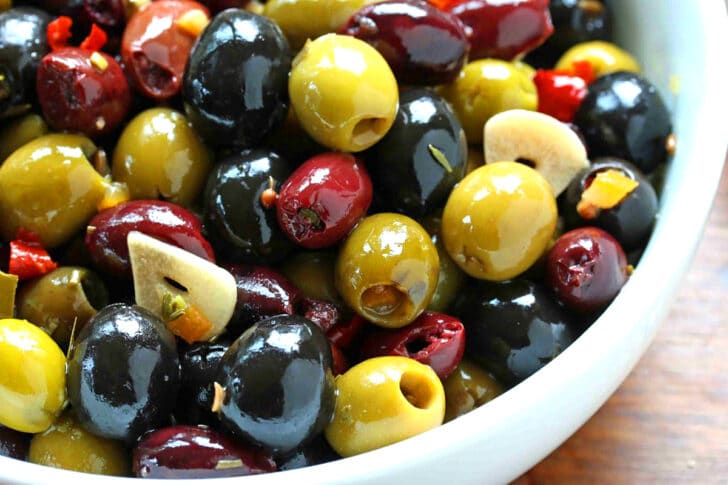 Gourmet Marinated Olives - The Daring Gourmet