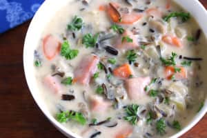 Ham and Wild Rice Soup - The Daring Gourmet