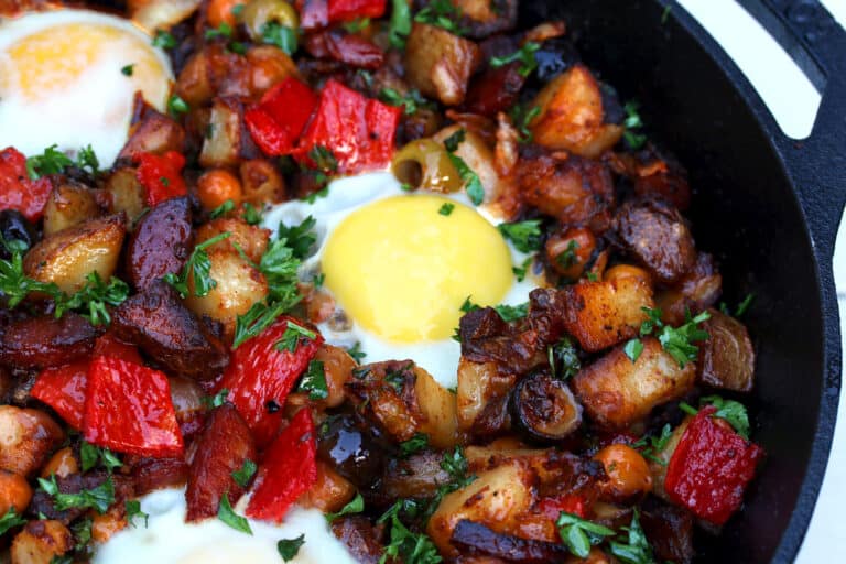 Portuguese Potato Hash - The Daring Gourmet
