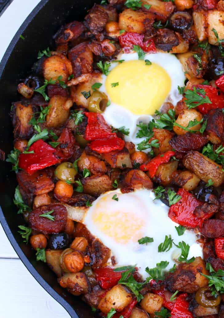 Portuguese Potato Hash - The Daring Gourmet