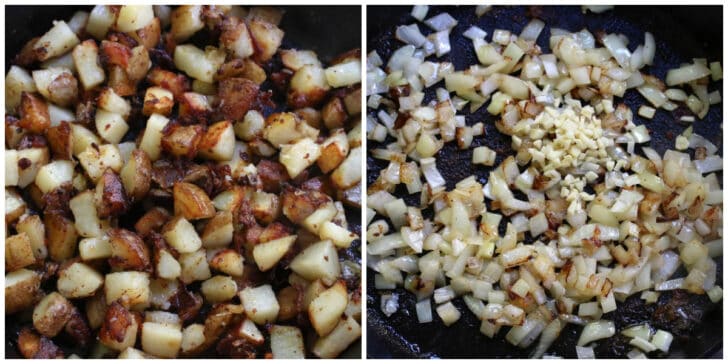 Portuguese Potato Hash - The Daring Gourmet