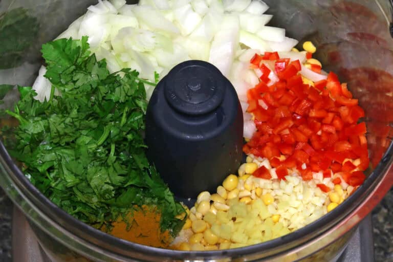 Burmese Yellow Split Pea Fritters - The Daring Gourmet