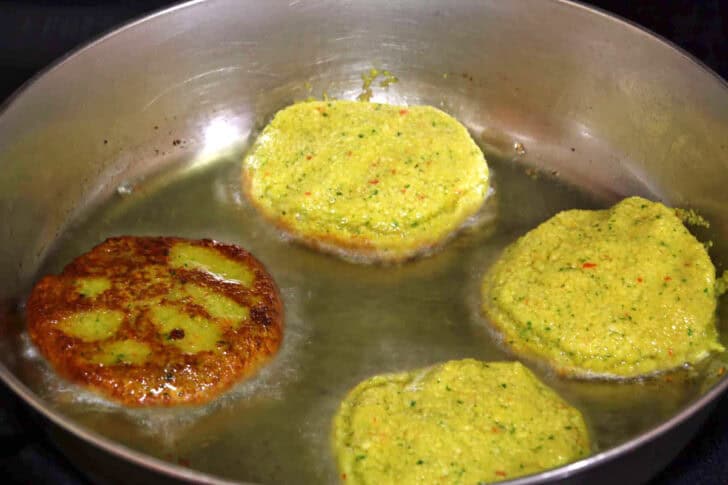 Burmese Yellow Split Pea Fritters - The Daring Gourmet
