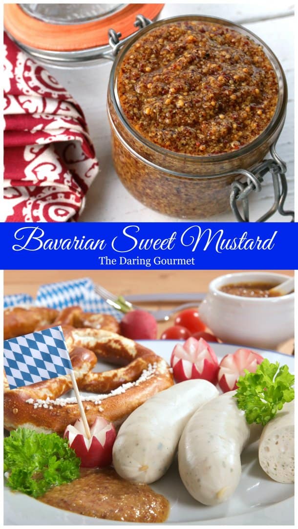 Bavarian Sweet Mustard (Bayerischer Süßer Senf) - The Daring Gourmet
