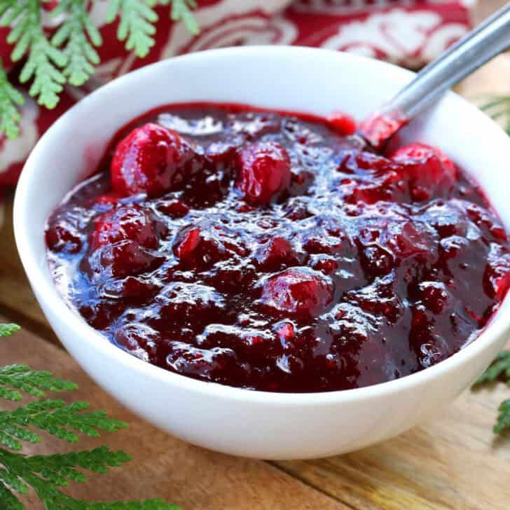 Ginger Cranberry Sauce - The Daring Gourmet
