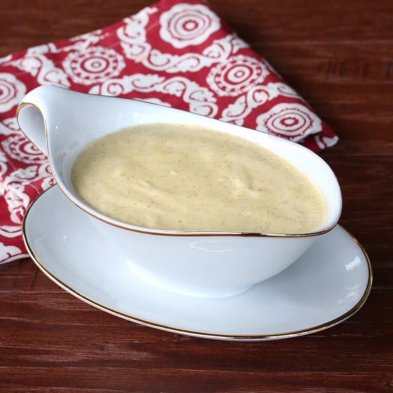 Vanilla Custard (Crème Anglaise) - The Daring Gourmet