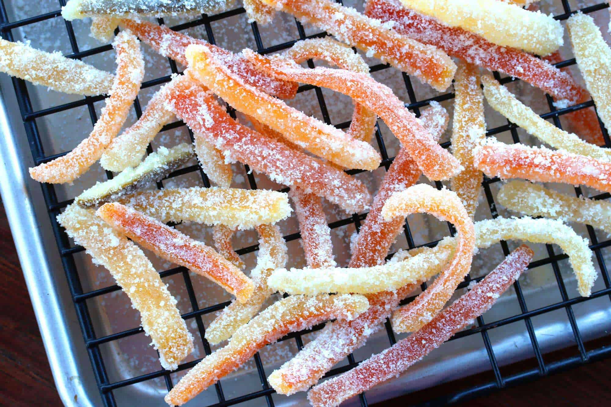 How To Make Candied Orange And Lemon Peel The Daring Gourmet
