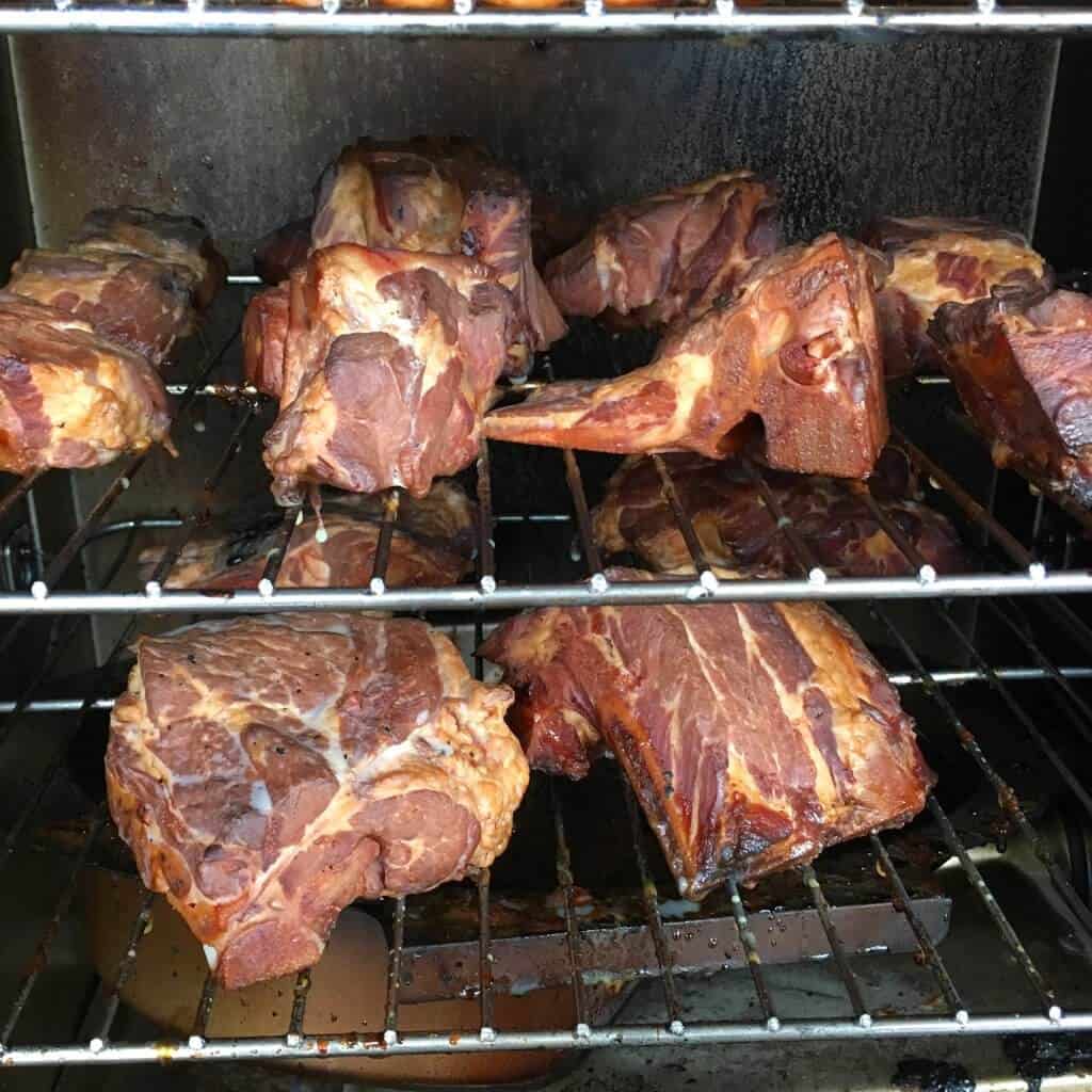 How To Smoke Neck Bones & Ham Hocks - The Daring Gourmet
