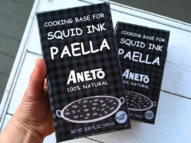 Squid Ink Paella (Arròs Negre/Arroz Negro) - The Daring Gourmet