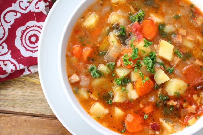 German Potato Soup (Kartoffelsuppe) - The Daring Gourmet