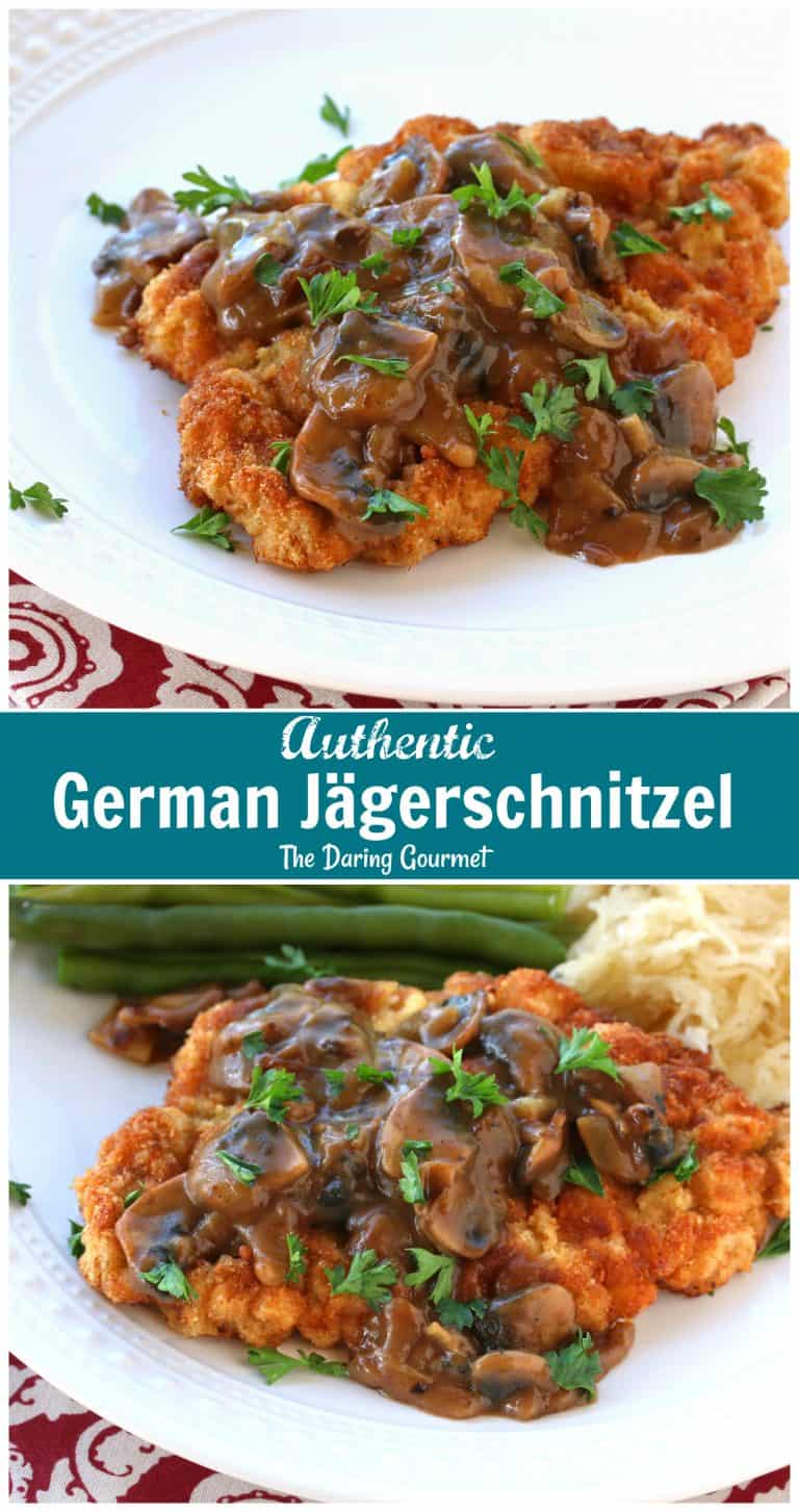 Authentic German Jägerschnitzel (Hunter Schnitzel with Mushroom Gravy ...
