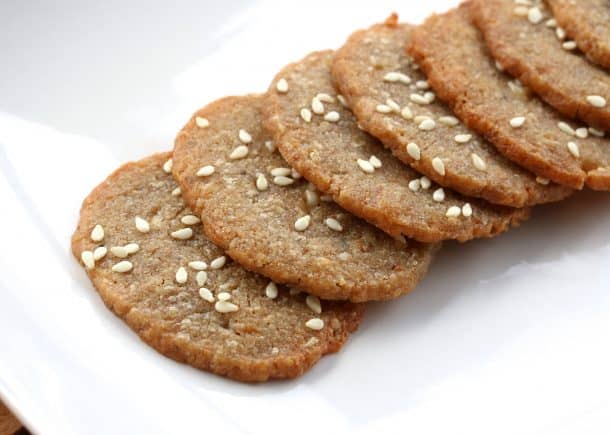 Blue Cheese Whole Grain Crackers - The Daring Gourmet