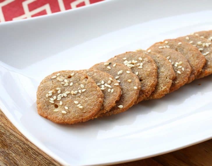 Blue Cheese Whole Grain Crackers - The Daring Gourmet