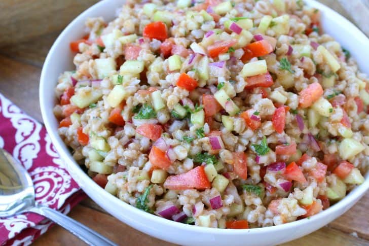 Italian Barley Salad - The Daring Gourmet