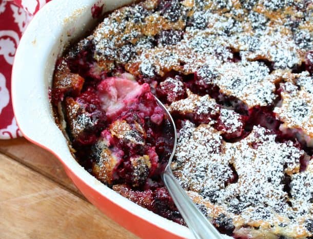 Blackberry Clafoutis - The Daring Gourmet