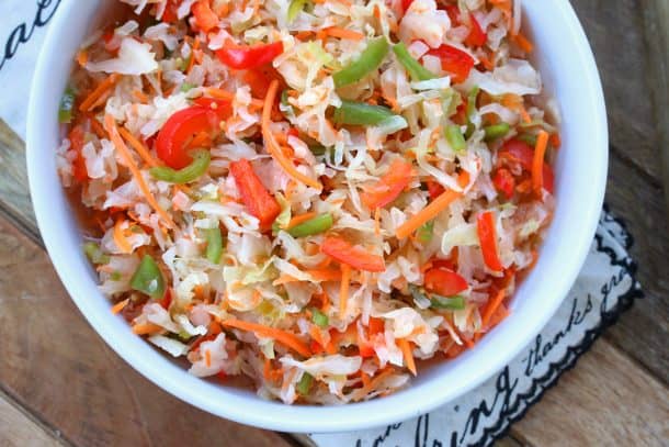 Freezer Slaw - The Daring Gourmet