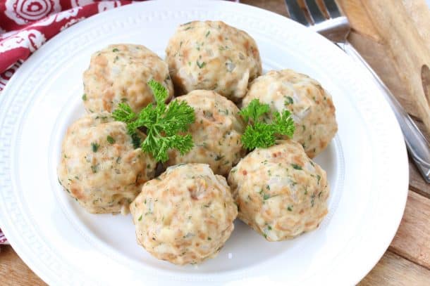 Semmelknödel (German Bread Dumplings) - The Daring Gourmet