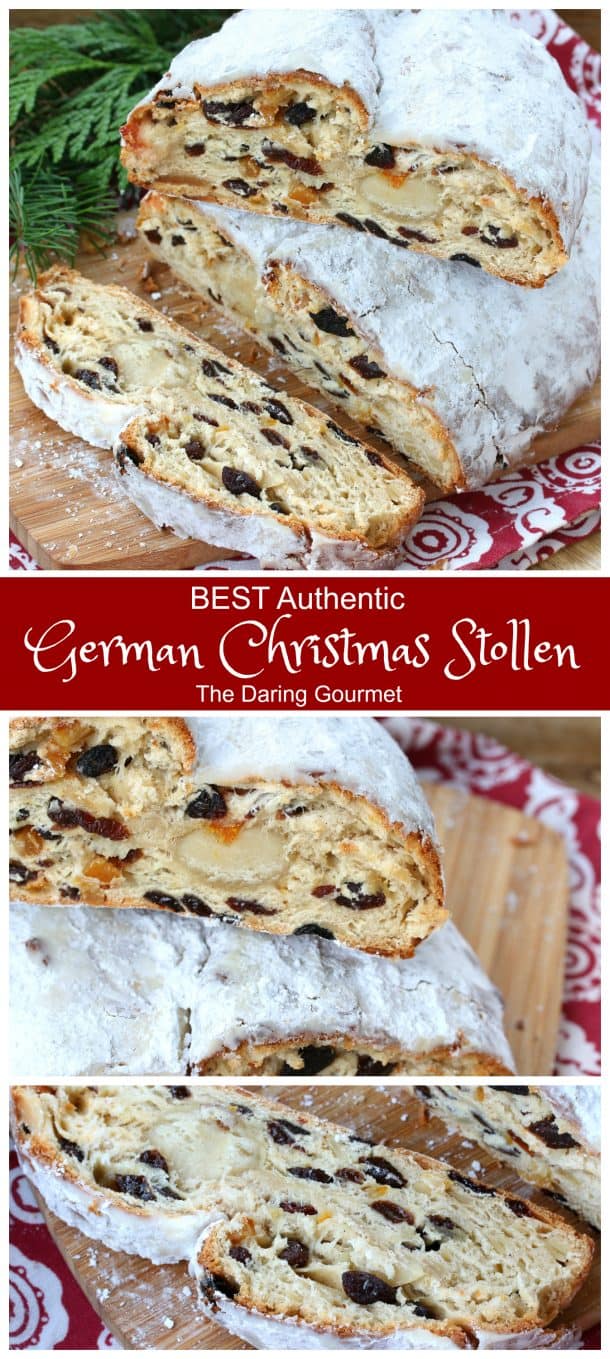 BEST Authentic Stollen (German Christmas Bread) - The Daring Gourmet