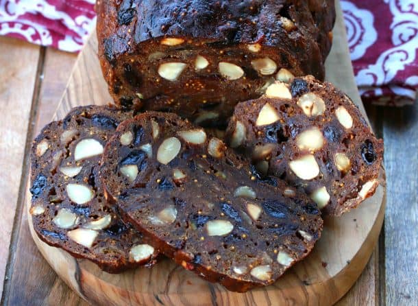 Hutzelbrot (German Fruit and Nut Bread) - The Daring Gourmet