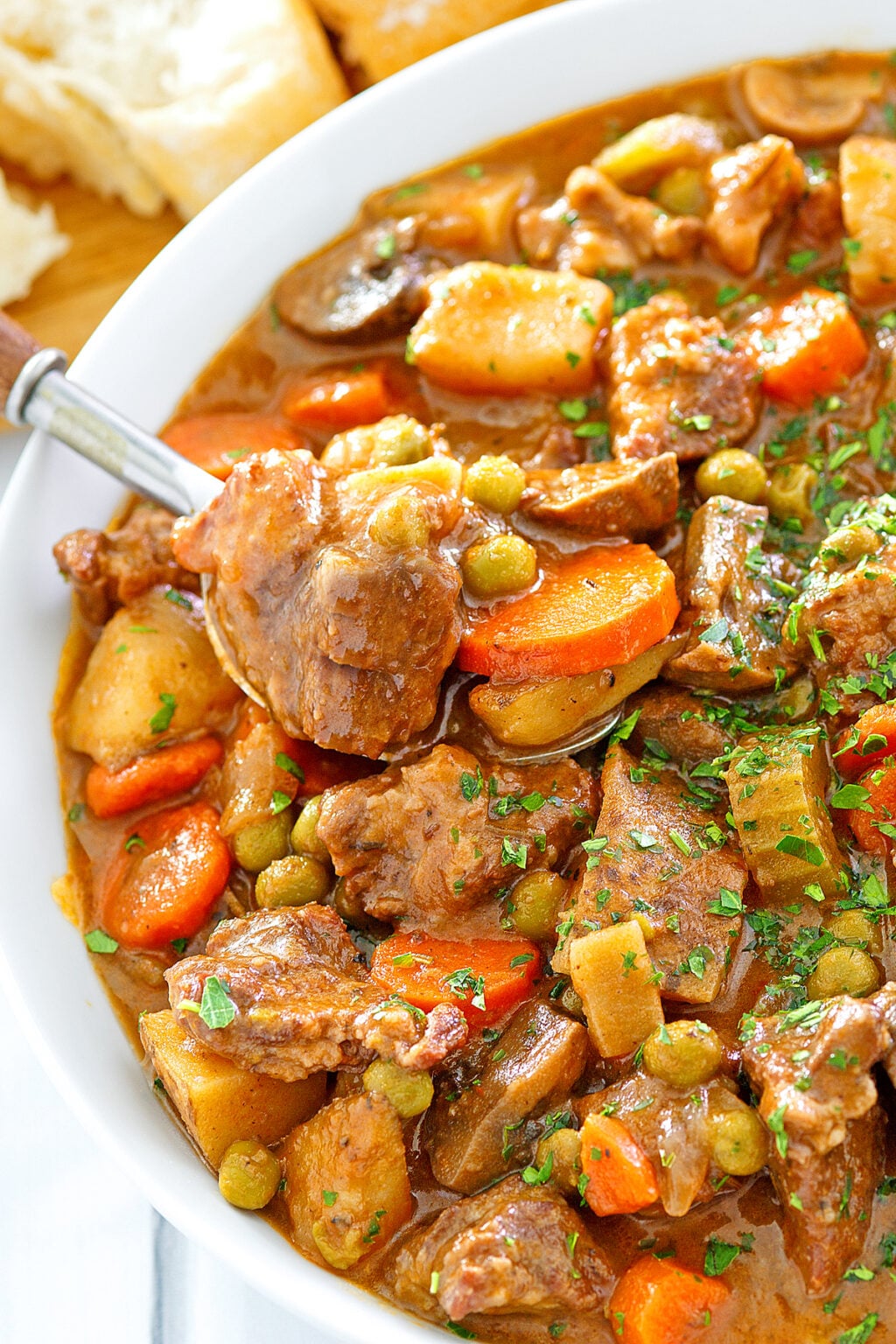 Old Fashioned Beef Stew - The Daring Gourmet