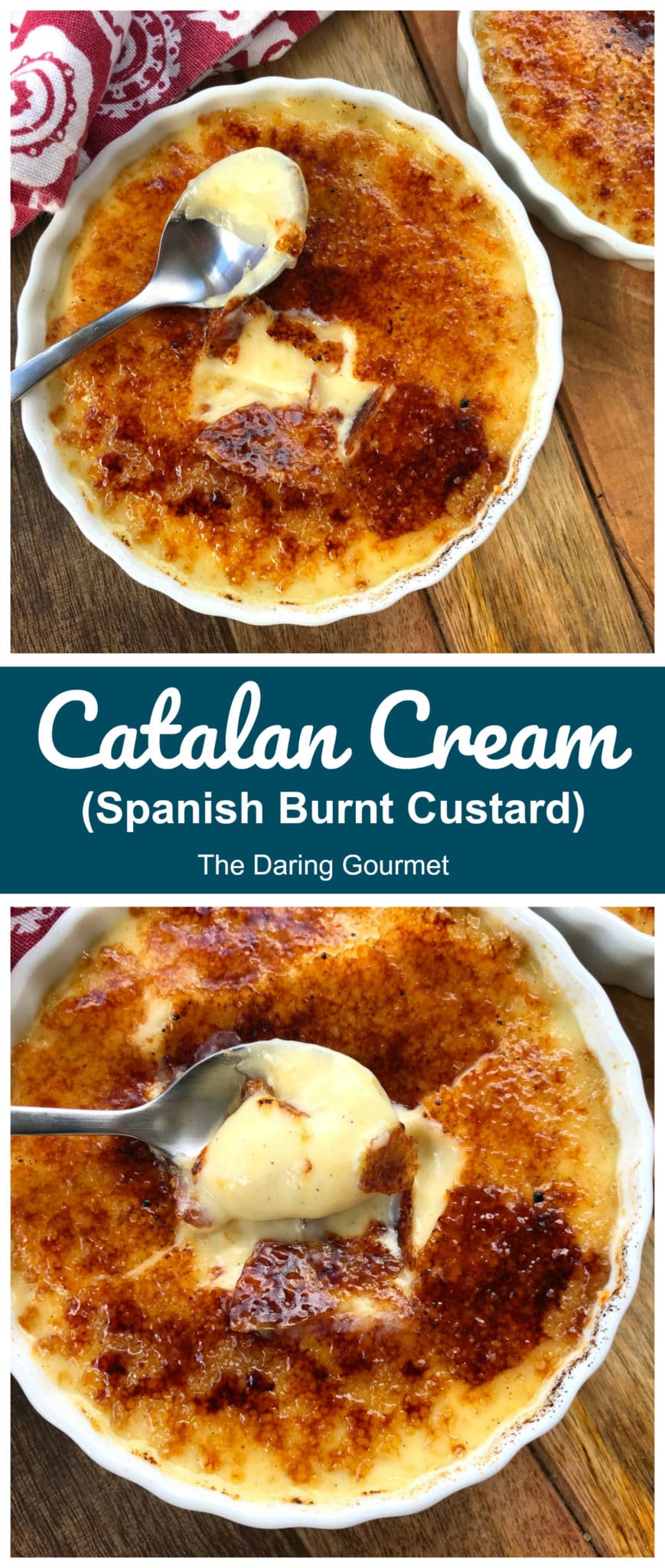 Catalan Cream (Crema Catalana) - The Daring Gourmet
