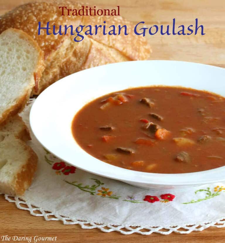 Authentic Hungarian Goulash (Gulyás) - The Daring Gourmet