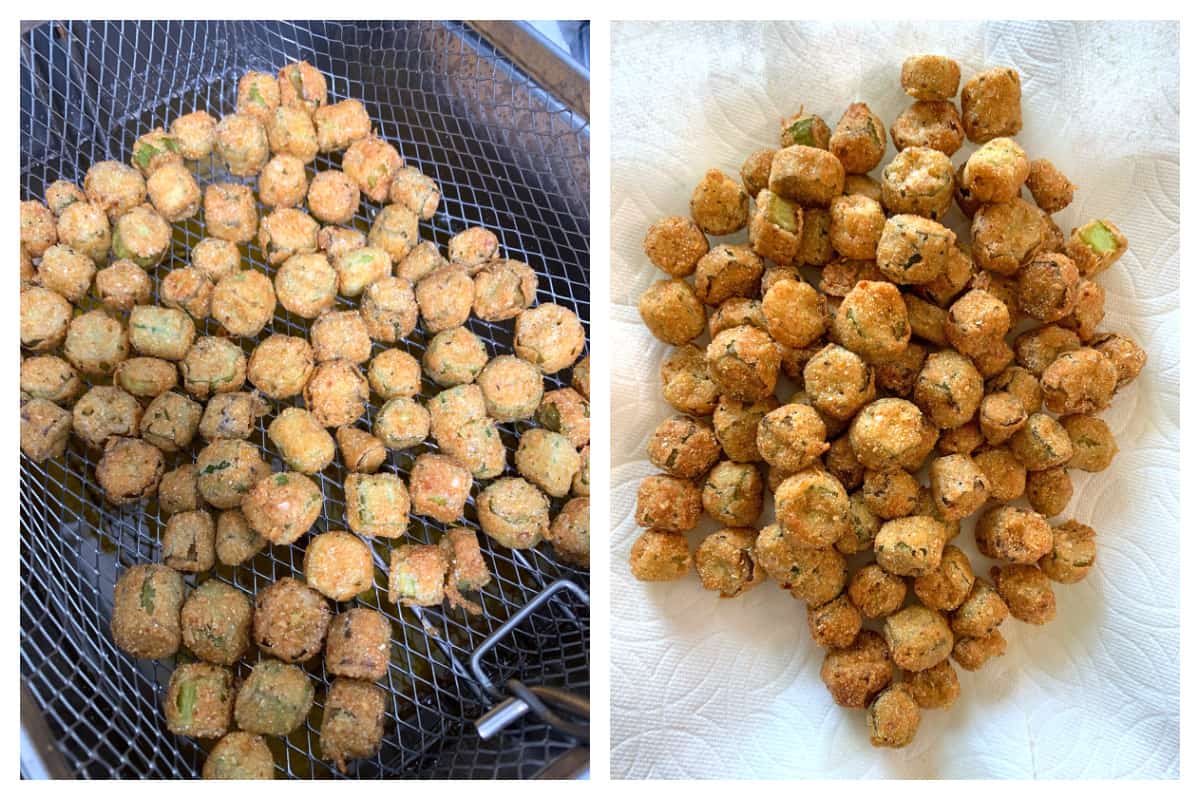 Fried Okra - The Daring Gourmet