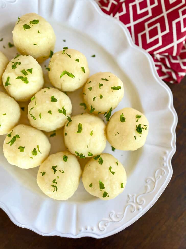 Kartoffelklöße (German Potato Dumplings) - The Daring Gourmet