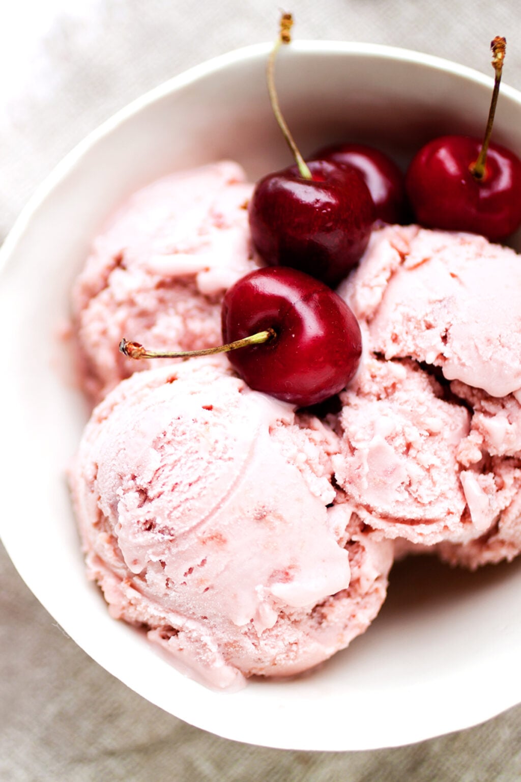 Cherry Ice Cream - The Daring Gourmet
