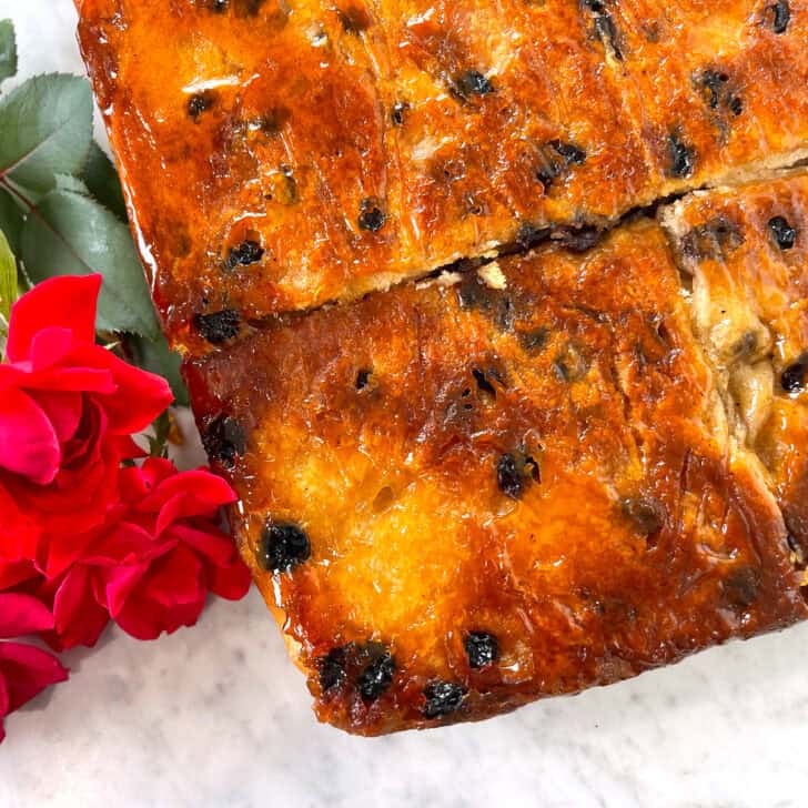 Traditional Lardy Cake - The Daring Gourmet