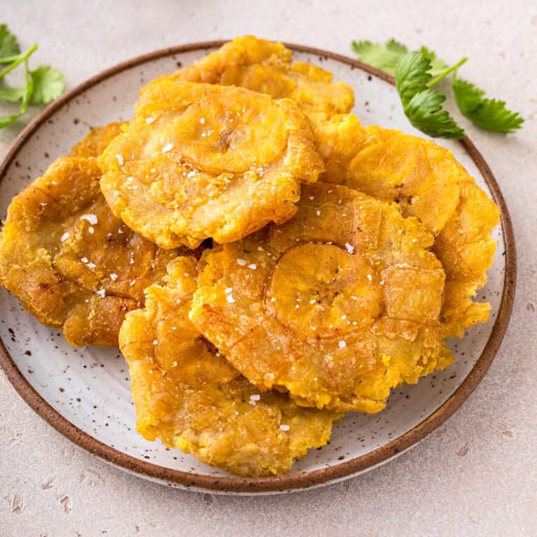 Tostones Recipe (Twice Fried Plantains) - The Daring Gourmet