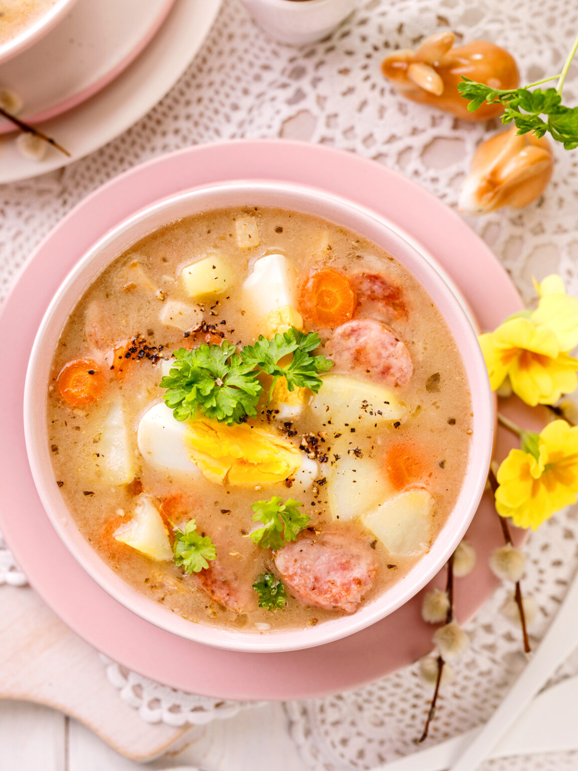 Żurek (Polish Sour Rye Soup) - The Daring Gourmet